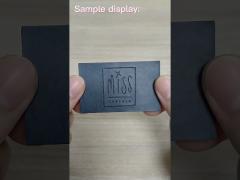 Cute Custom Leather Embroidered Back Patches Dog Fabric Material Adhesive Backing Leather Labels