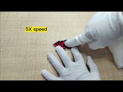 Letter Design Waterproof Twill Texture Iron On Embroidery Patches Overlock Embroidery
