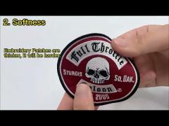 Heat Press Backing Adhesive Iron On Embroidered Patches For Baseball Cloth