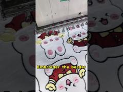Garment Ptaches Maker Laser Cut Border Custom Brand Logo Embroidery Patches