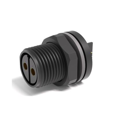 China IP67 PA6 Nylon Waterproof Circular Connector M12 100VAC Industrial Threaded Type for sale