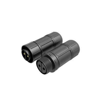 China 500V IP67 Waterproof Circular Connector M16 Threaded Butt Type for Secure Outdoor Connections for sale