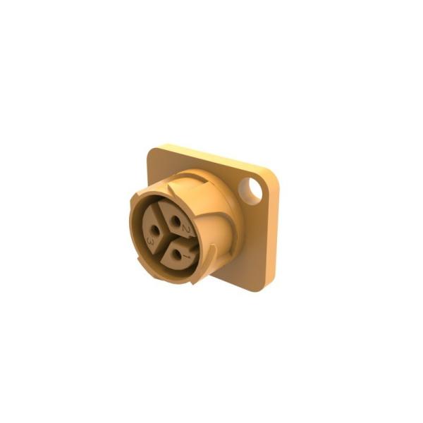 Quality P25 Three-Core IP67 Waterproof Circular Connector with Self-Locking Plate for for sale
