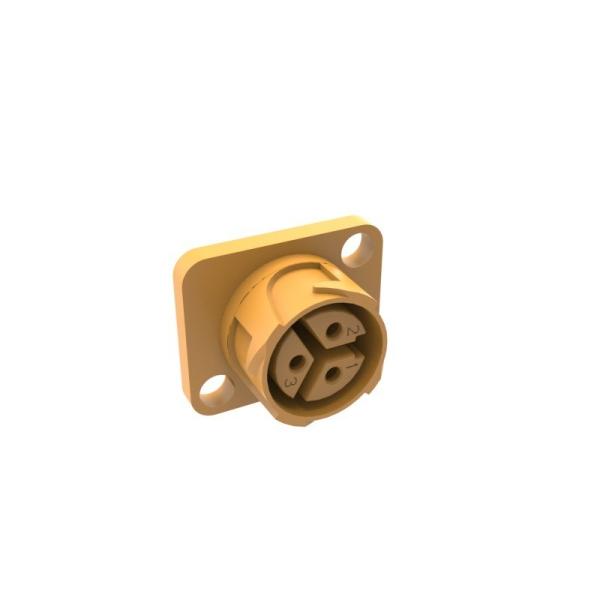 Quality P25 Three-Core IP67 Waterproof Circular Connector with Self-Locking Plate for for sale