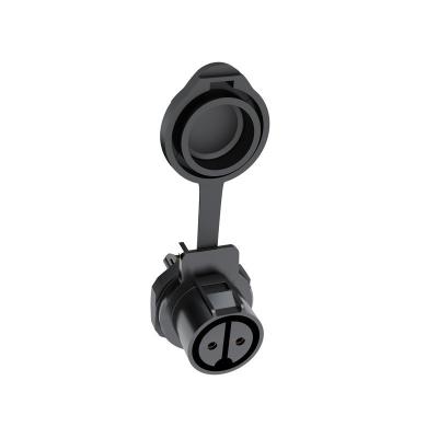 China Screw Threaded Waterproof Power Connector with PA66 Nylon Material and 400V Operating Voltage for Wire-To-Board Applications for sale