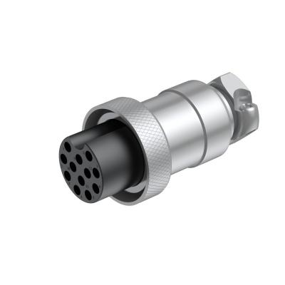 China IP68 Waterproof M19 Cable Connector with 500V Operating Voltage and PA66 Nylon Material for Secure Power Connections for sale