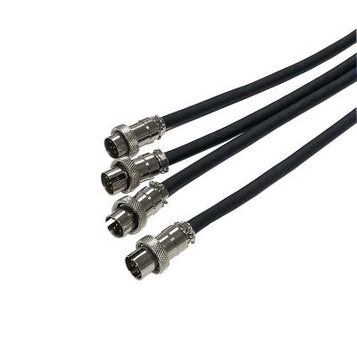 China GX16 6-Core Metal Aviation Plug IP68 Waterproof Power Connector with 500V Rated Voltage for sale