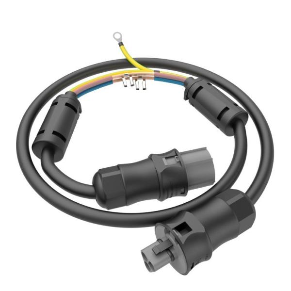 Quality IP68 RST25I Waterproof Power Connector 500V with PA66 Nylon for Micro Inverter Applications for sale