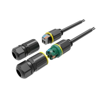 China M20 IP68 Waterproof Cable Connector with Light Touch Quick Card Press for 250V Applications for sale