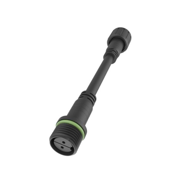 Quality M18 IP68 PA66 Nylon Waterproof Cable Connector with 500V Rating for LED Lighting and Livestock Applications for sale