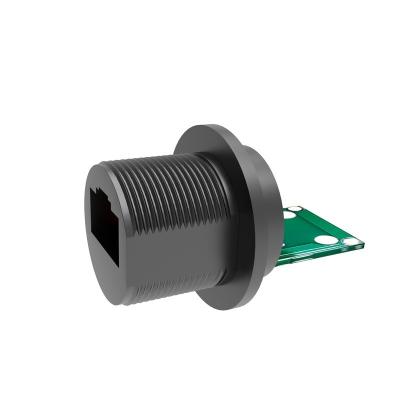 China IP67 Waterproof Signal Connector with 125V Rated Voltage and PA66 Nylon Material for Industrial Networking for sale