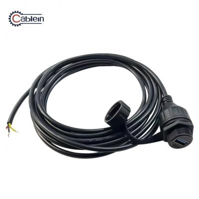 China USB 3.0 Waterproof Signal Connector with IP67 Rating and PA66 Nylon Material for 1000MHz Transmission for sale