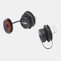 Quality PA66 Nylon RJ45 Waterproof Signal Connector with IP67 Rating and 1.5A Max for sale