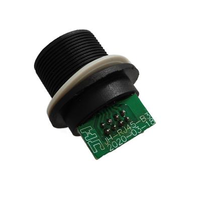 China Industrial IP67 RJ45 Waterproof Connector with Quick Plug Pins and 125V Operating Voltage for sale