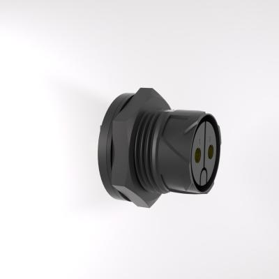 China Self Locking 400V Waterproof Panel Connector with Front Mounted Female Pin for Secure Electrical Connections for sale