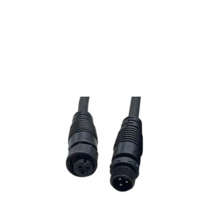 China IP68 Waterproof M12 LED Connector with 8A Rated Current and Copper Alloy Contact for Street Lamps for sale