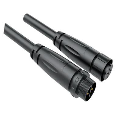 China 25A Max Current Rating Waterproof Male Female Connector with 3KV Insulation Voltage and PA66 Nylon Material for sale