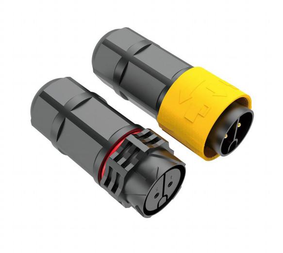 Quality 40A High Current IP68 Waterproof Data Connector with 400V Operating Voltage for Outdoor Applications for sale