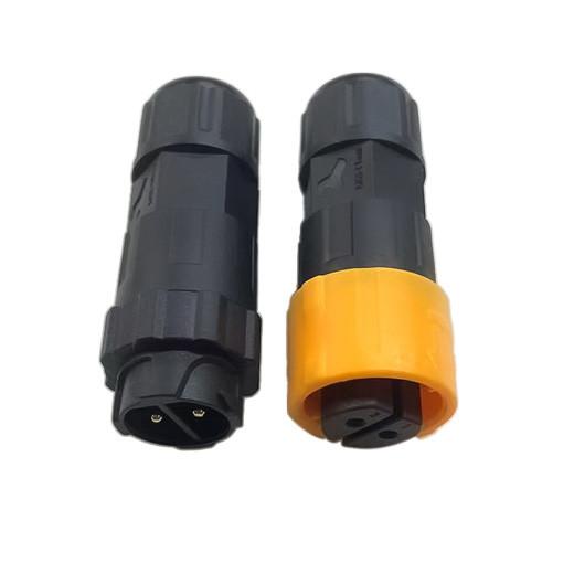 Quality IP67 Waterproof Circular Connector with 4 Pin Male Female and 15A Max Current Rating for sale