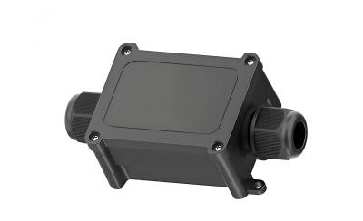 China Waterproof Junction Box, 1-in 1-out IP68 with Cable Glands for sale