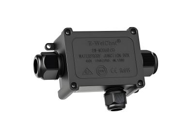 China Waterproof Through-Type Junction Box - 1 In 2 Out Cable Gland Connector for sale