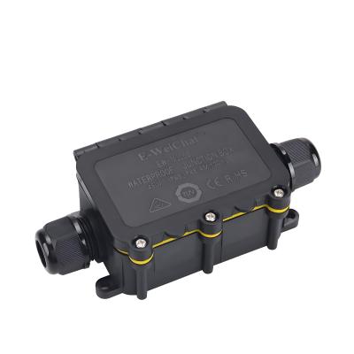 China Waterproof Cable Junction Box IP68 Rated 1-In 1-Out Combination Style for sale