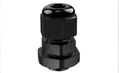 China PG7 Plastic Waterproof Connector, Nylon IP68 Cable Gland for Electrical Wire Protection for sale