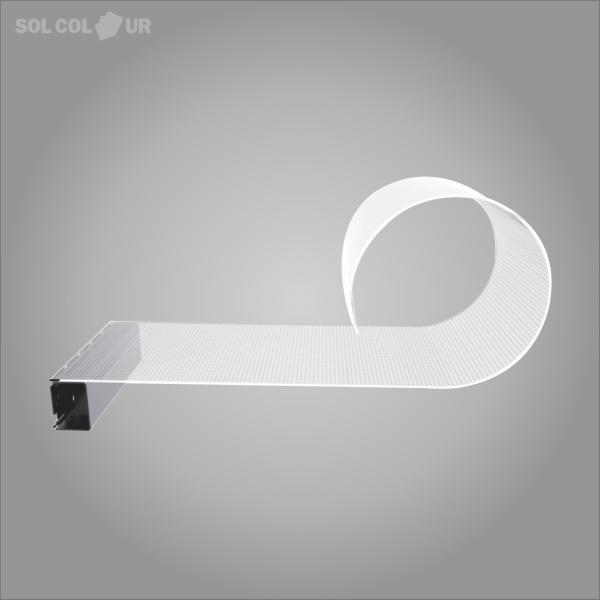 Quality High Transparency 16bits LED Transparent Film Screen For Glass Window Installation for sale
