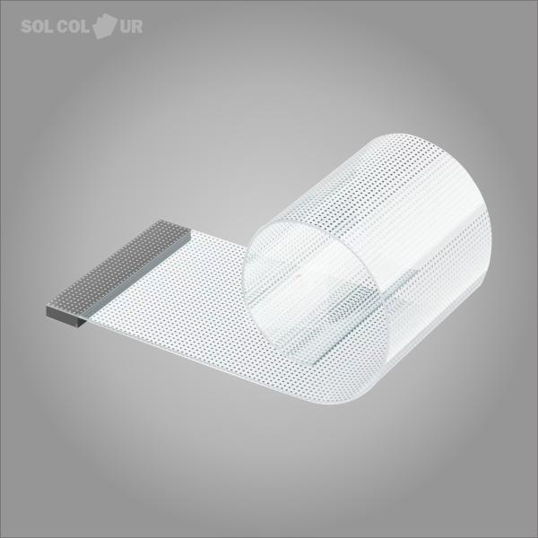 Quality Sticky Module Transparent Led Film Display Ultra Thin Flexible Led Screen 1000x240mm for sale