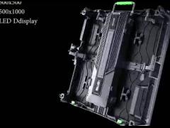 3840Hz-7680Hz Buitenaardse externe led-schermpaneel voor achteronderhoud