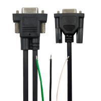 China 3m 10ft DB9 Rs232 Scanner Cable Black Color With EIO Trigger for sale
