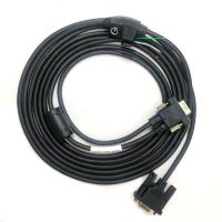 China 3m 10ft DB9 Rs232 Scanner Cable Black Color With EIO Trigger for sale