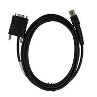 China Flexible Black RS232 Scanner Cable For Barcode Reader LI3678 Rs232 for sale