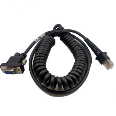 Cina Cavo a spirale arrotolato del lettore di codici a barre, femmina del cavo Rs232 DB9 per Datalogic Gd4130 in vendita