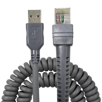 Cina Cavo retrattile a spirale da Rj45 a USB per scanner di codici a barre Symbol Ls2208 in vendita