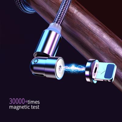 Cina Cavo di carico magnetico circolare del cavo di USB di 540 gradi che gira lunghezza di 3ft in vendita