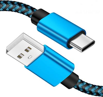 Cina Il nylon ha intrecciato il tipo diritto il carico veloce del cavo 3m 10ft di USB di C in vendita