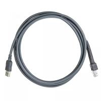 China Barcode USB Scanner Cable , RJ50 Extension Cable 3m 5m Length for sale
