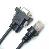 China 2m Straight RS232 Scanner Cable For Honeywell Metrologic Barcode Reader for sale