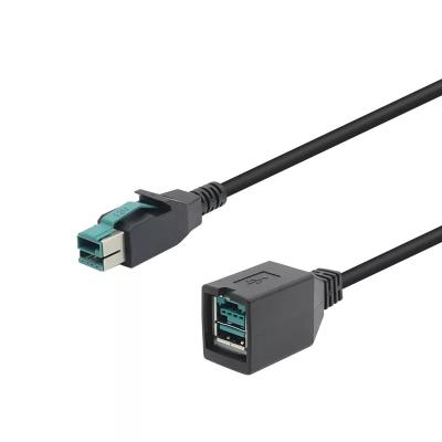 Cina maschio di 12V 3m al cavo femminile di USB per la comunicazione della macchina di posizione dell'automobile in vendita