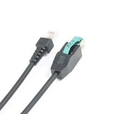 Cina il PVC 12V USB su ordinazione di 3m cabla USB al tipo diritto del nero Rj45 in vendita