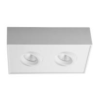 China 360 Degree Rotation Surface Mounted Square LED Downlight 8W 620lm IP44 Dimmable for sale