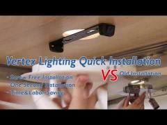 New Patent Quick installation structure for surface mounted downlight