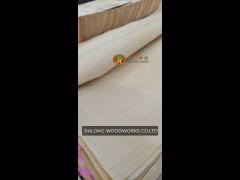 smoked 3d natural sapele wood veneer sheets quarter cut for hotel decoration