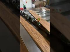 Natural Burma Teak Crown Cut Veneer Sheet For Hotel Decoration