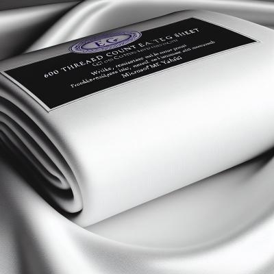 China 600 Thread Count EG Sheet - Sateen Weave, Wrinkle Resistant Cotton for sale