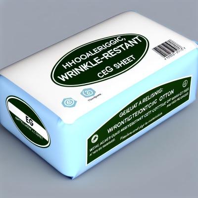 Κίνα Υποαλλεργικό βαμβακερό σεντόνι EG με τεχνολογία αντοχής στις ζάρες προς πώληση