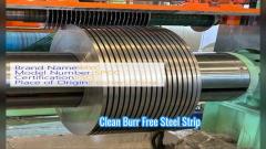 Precision Slit Steel Strip Burr Free Quality