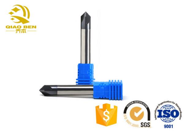High Precision Chamfer End Mill Cutter 45 Degree Chamfer End Mill 50-10 Mm Overall Length