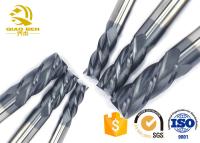 China CNC End Mill Cutter M5 Solid Carbide 2 Flute 90 Degree 0.4mm Dia 4mm Shank for sale